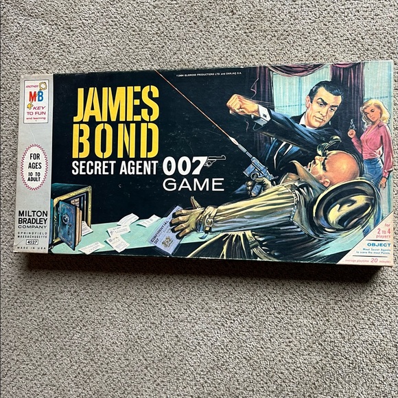 Milton Bradley | Toys | Vintage James Bond Secret Agent 07 Game 964 | Poshmark